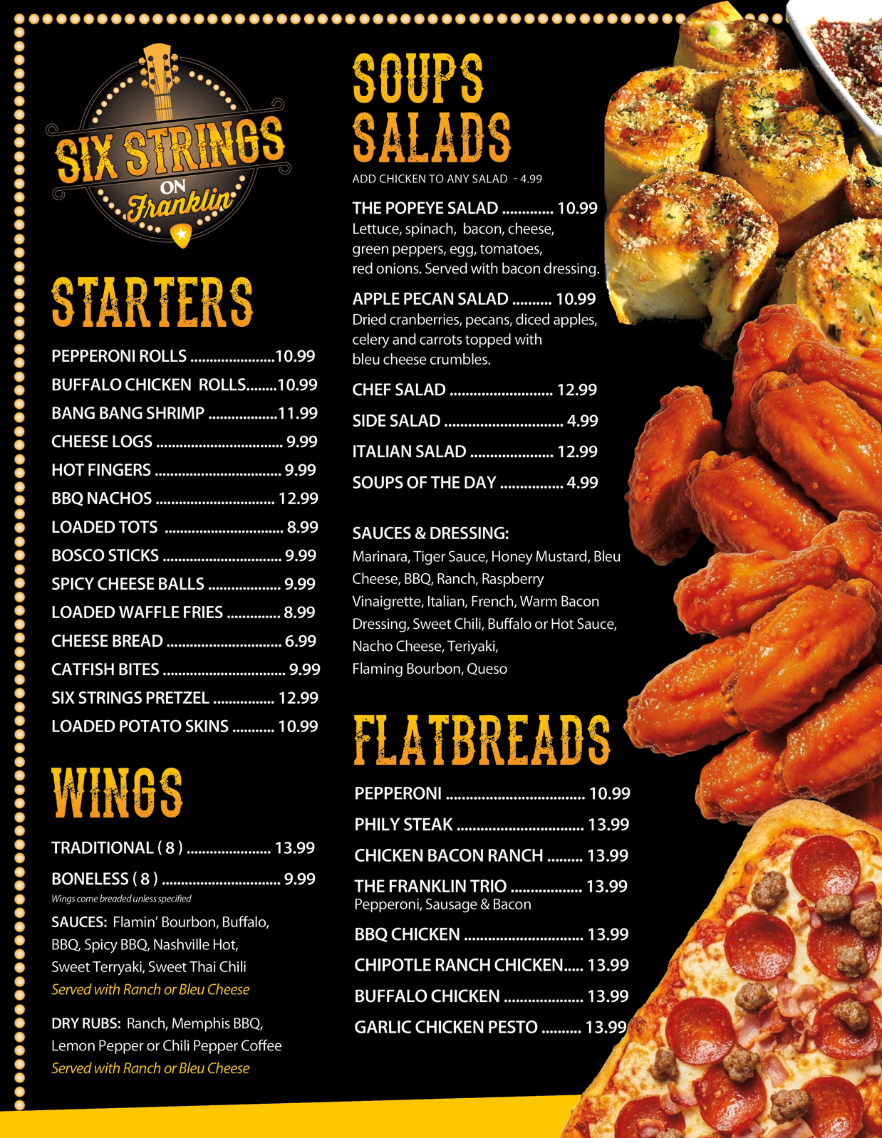Evansville Restaurant and Country Bar | Six Strings on Franklin